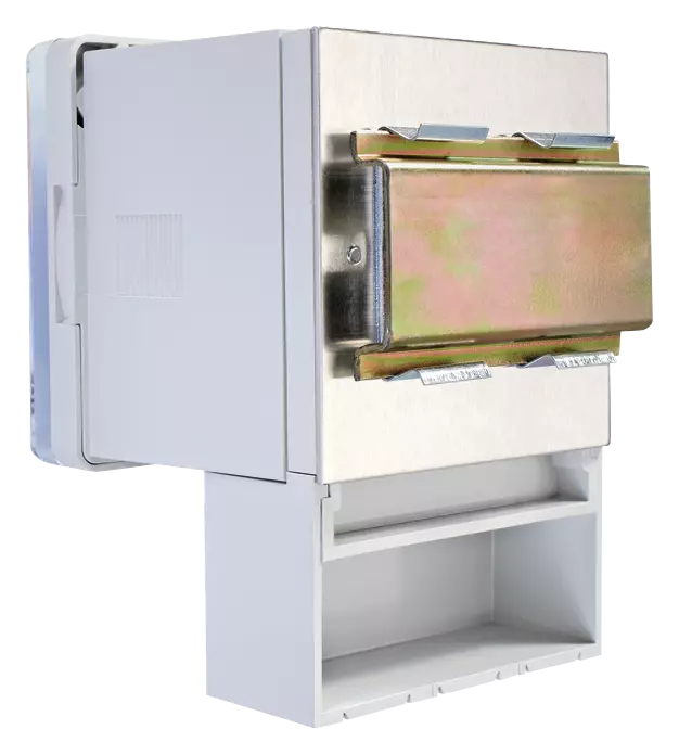 Fixador rápido para calha DIN | Montagem e fixação | Acessórios | Theben